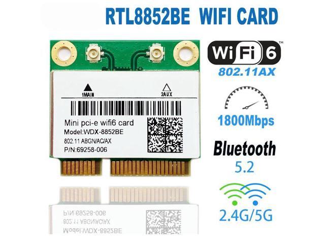 Click here for RTL8852BE Network Card WiFi 6 1800Mbps BT 5.0 Dual... prices