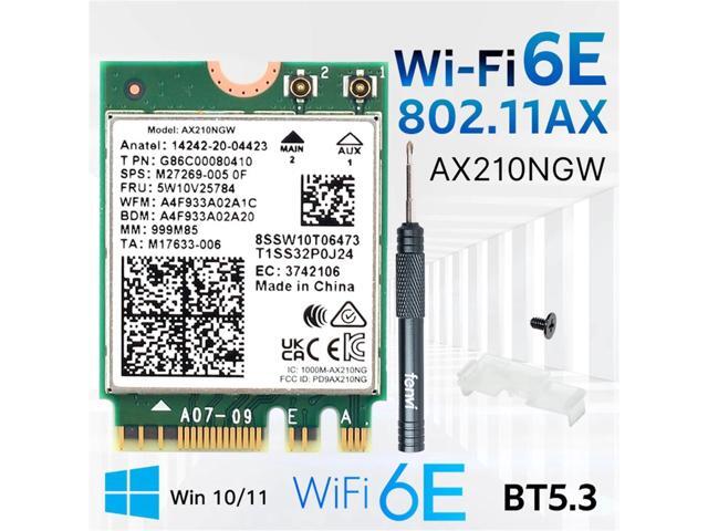 Click here for WiFi 6E AX210 Wireless Card  BT5.3  6GHz 2400Mbps... prices