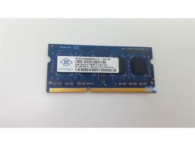 Click here for For Nanya NT2GC64B88B0NS-CG 2G 1RX8 PC3-10600S Not... prices