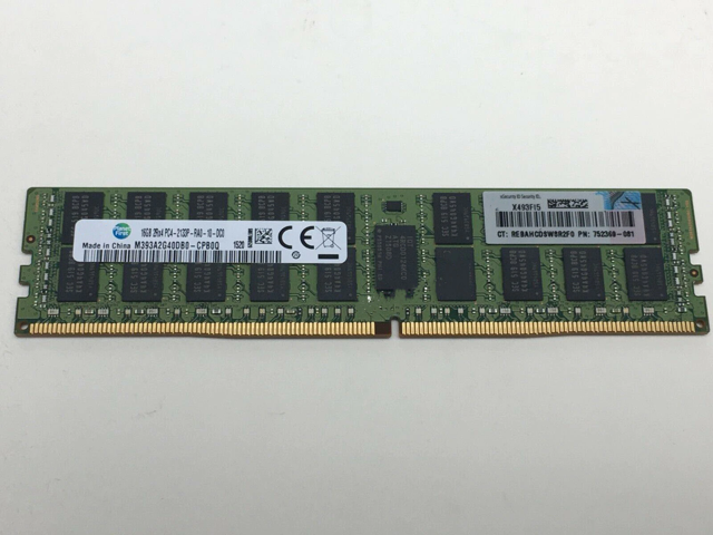 Click here for For HP 752369-081 726719-B21 16G DDR4 2133 REG ser... prices