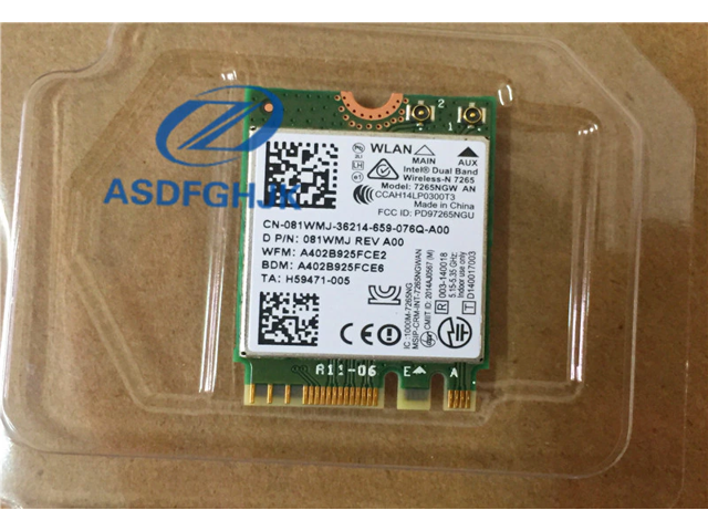 Click here for Wireless WLAN Card 7265NGW AN for DeLL Intel Dual... prices