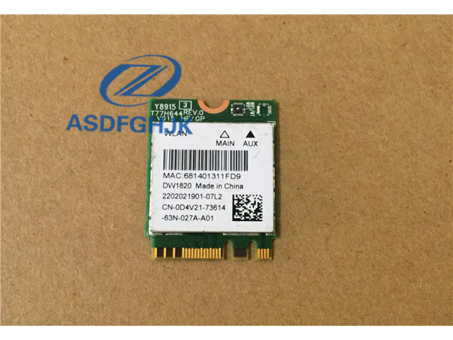 Click here for DW1820 WLAN WiFi Wireless 802.11ac NGFF 867M Netwo... prices