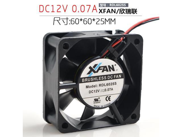 Click here for RDL6025S 12V 0.07A 6CM 6025 mute computer chassis... prices