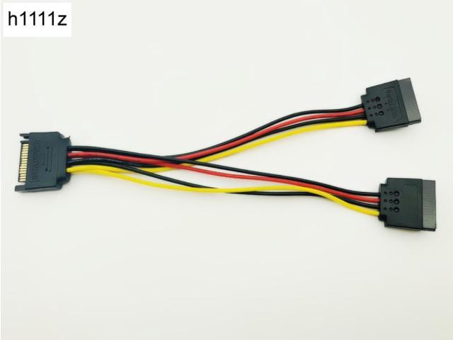 Click here for PC Computer Power Cable 15Pin SATA Male to 2 Femal... prices