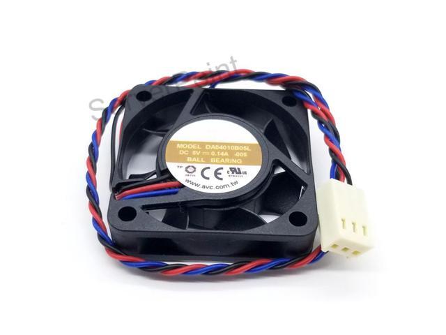 Click here for for AVC DA04010B05L DC 5V 0.14A 3-wires 4CM 40mm 4... prices