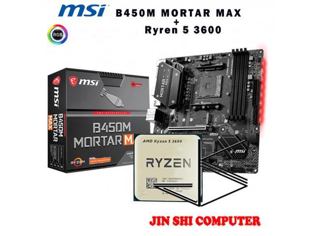 Click here for AMD Ryzen 5 3600 R5 3600 CPU + MSI B450M MORTAR MA... prices