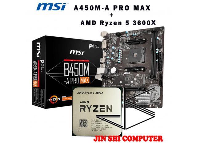 Click here for AMD Ryzen 5 3600X R5 35600X CPU + MSI B450M-A PRO... prices