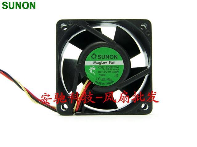Click here for For Sunon KDE1206PTV4 DC 12V 0.8W 6CM 6025 60mm 3... prices