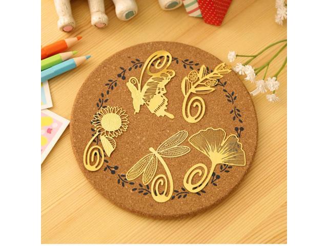 Click here for Pack of 8 Cute Cartoon Art Metal Gold Bookmarks Bo... prices