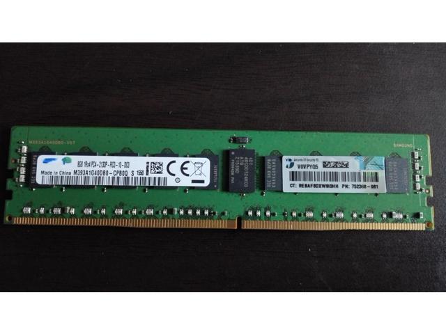 Click here for 726718-B21 752368-081 774170-001 8G 1RX4 2133 DDR4... prices