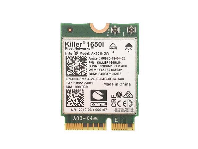 Click here for Killer 1650i AC Dual Band 2.4Gbps Wireless AX201NG... prices