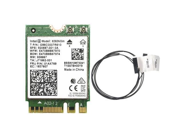 Click here for With antennas + 1.73Gbps Wireless 9260NGW NGFF Wif... prices