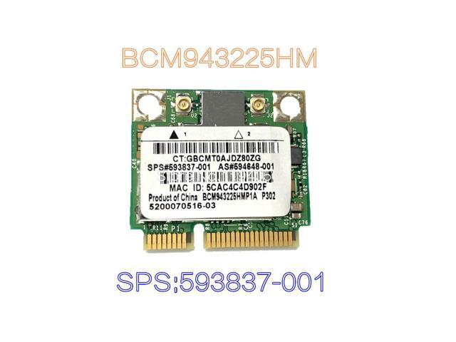 Click here for BCM943225HM8L 593837-001 Broadcom Half Mini PCI-E... prices