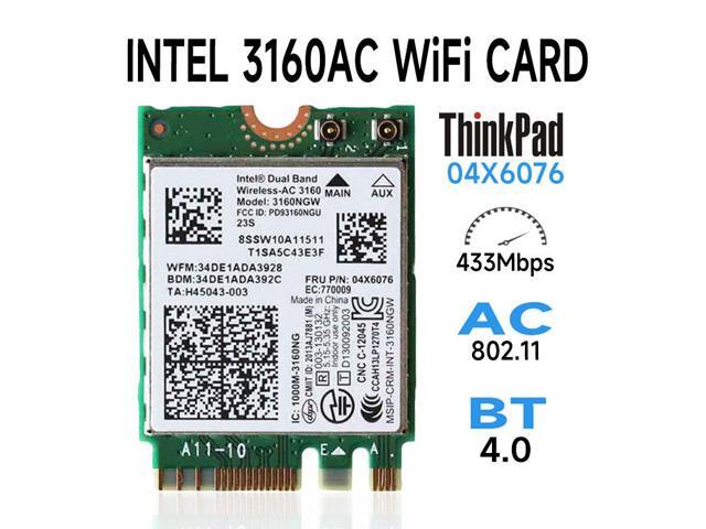 Click here for Dual Band Wireless-AC 3160 802.11a/b/g/n/ac + BT 4... prices