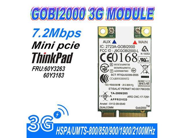 Click here for for IBM Thinkpad Lenovo Gobi2000 3G Wireless WWAN... prices
