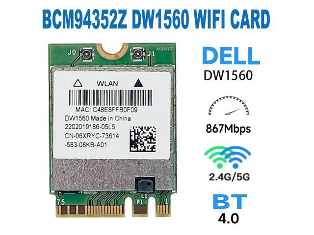 Click here for DW1560 6XRYC 802.11 AC 867 Mbps Bluetooth 4.0 WIFI... prices