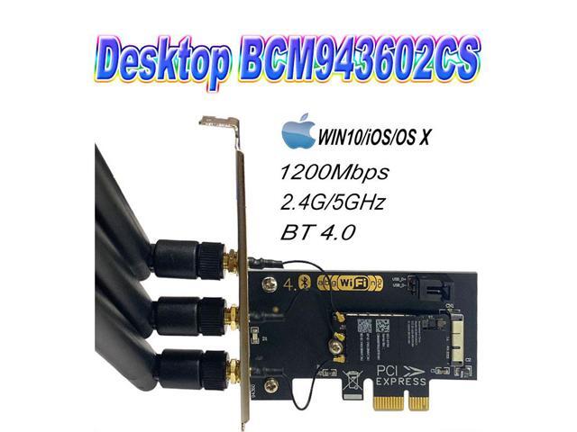 Click here for Broadcom BCM943602CS Desktop Dual Band 802.11 AC P... prices