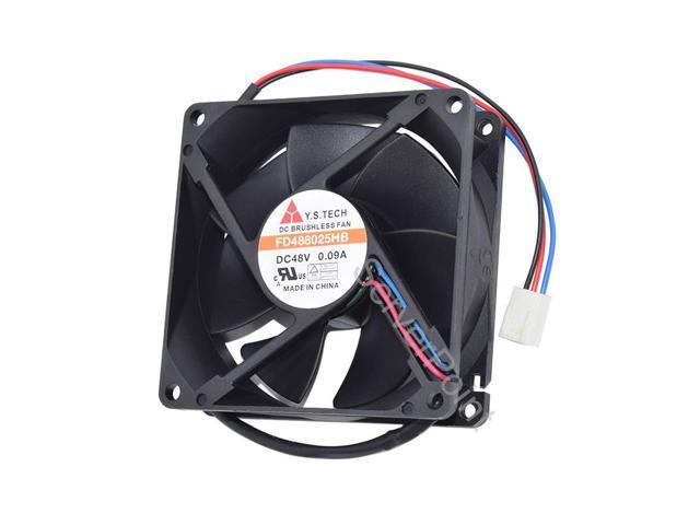 Click here for FD488025HB Cooling Fan DC 48V 0.09A 80x80x25mm Thr... prices