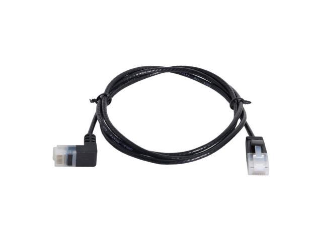 Click here for Ultra Slim Cat6 Ethernet Cable RJ45 Down Angled to... prices
