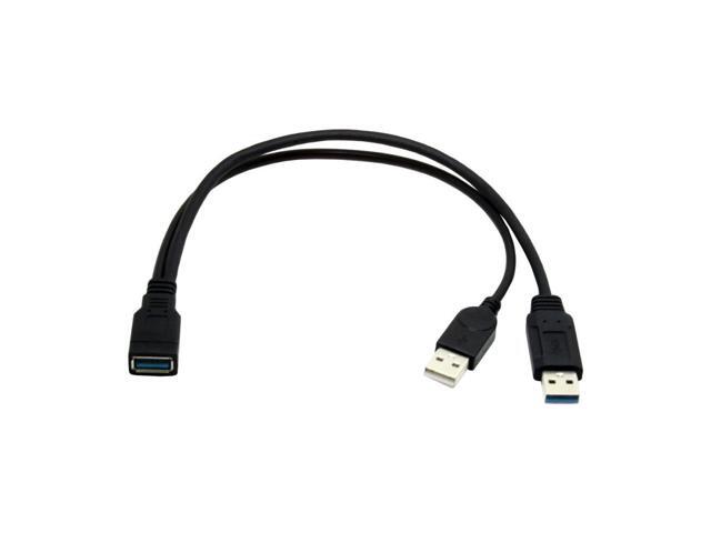 Click here for DZ -Cable Black USB 3.0 Female to Dual USB Male Ex... prices