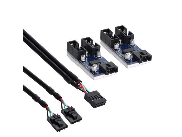 Click here for 30cm HUB Connector Adapter Card USB 2.0 Header 1 t... prices