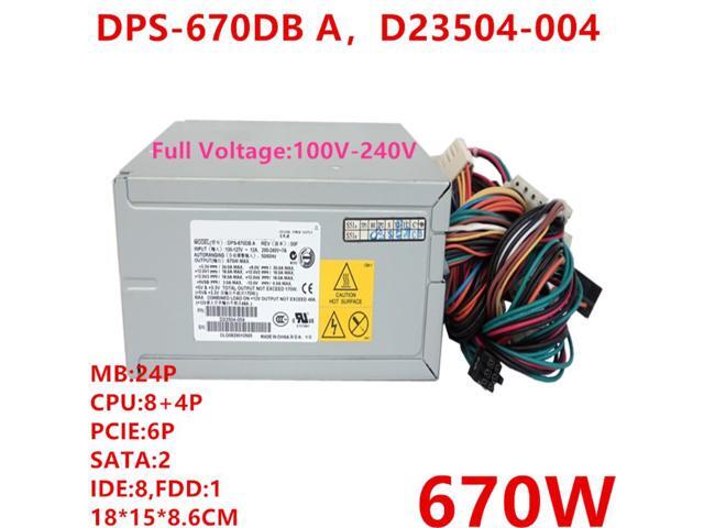 Click here for PSU For Delta 670W Switching Power Supply DPS-670D... prices