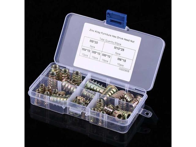 Click here for 50 Buah M4/M5/M6/M8/M10 Sekrup Aloi Seng Masukan M... prices