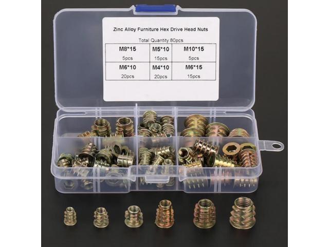 Click here for 80 Buah/Lot Sekrup Campuran Seng Kacang Jenis Hex... prices