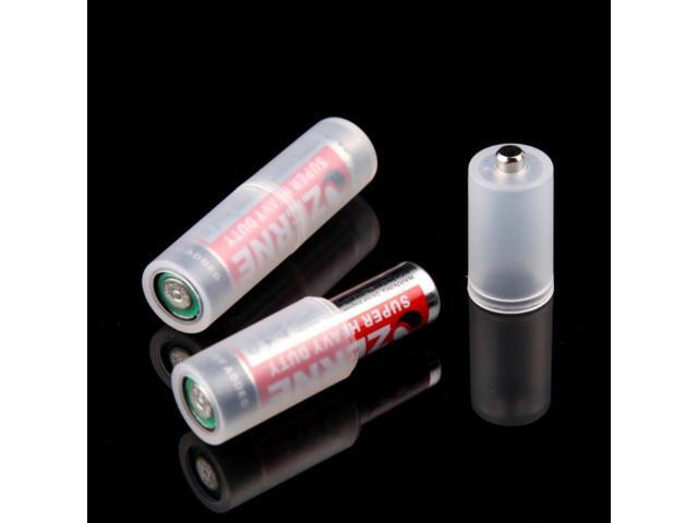 Click here for 4X Adapter Convertor Size AAA R03 to AA LR6 + Plas... prices