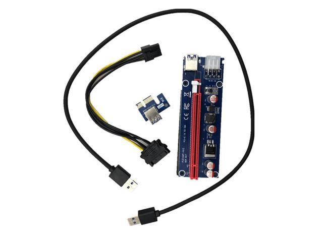 Click here for ship VER007 60CM PCI-E Riser Card PCIE 1x to 16x E... prices
