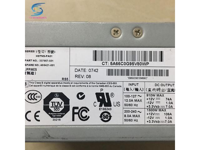 Click here for Free Ship 1300w Server Power Supply 406421-001 337... prices