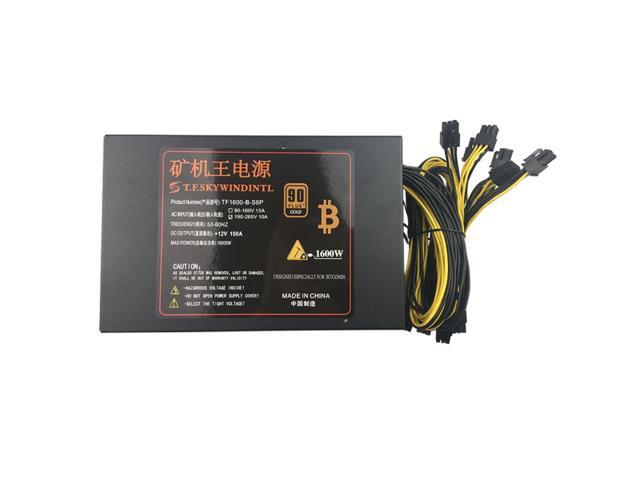 Click here for T. F.SKYWINDINTL 1600W Eth Coin Apw3 12*6PIN PSU E... prices