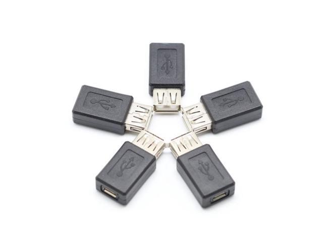 Click here for Black USB 2.0 Type A Female to Micro USB B Female... prices