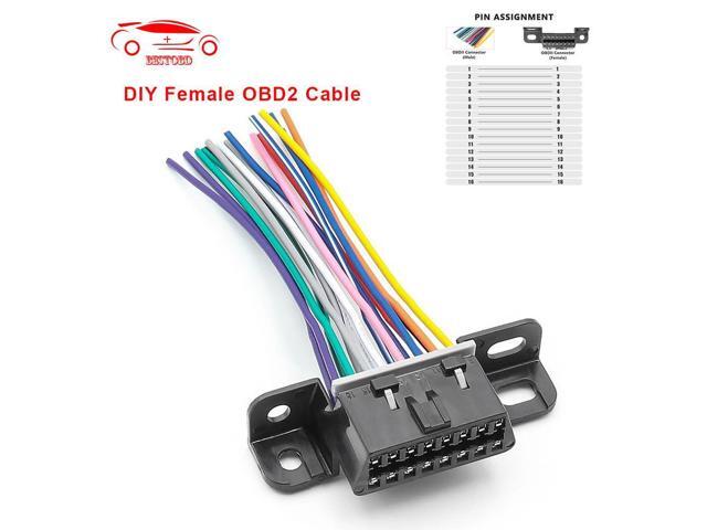 Click here for 16pin OBD2 Auto Extension Cable Full 16Pin DIY Fem... prices