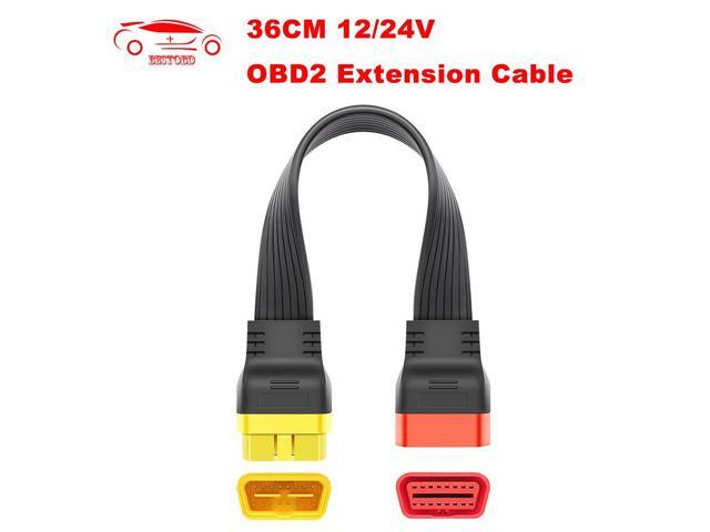 Click here for Full 16Pin 36CM OBD2 Auto Extension Connector Cabl... prices