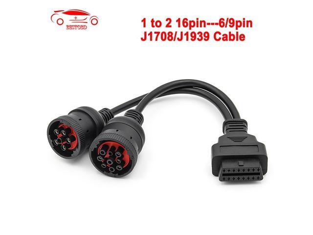 Click here for 6Pin 9Pin Cable OBD2 Truck Diagnostic Tool 16Pin J... prices