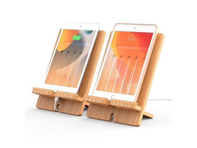 Click here for BambuMate 2 Pack Natural Bamboo Stand  Angle Adjus... prices