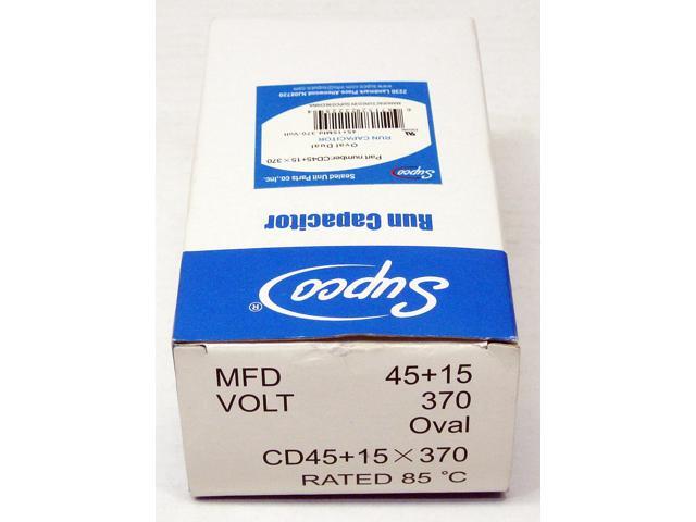 Click here for Supco CD45+15X370 HVAC Motor Oval Dual Run Capacit... prices