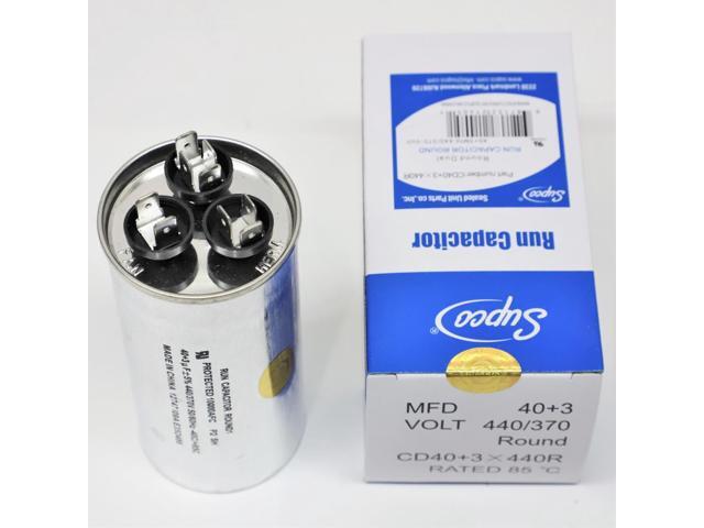 Click here for Supco CD40+3X440R HVAC Motor Round Dual Run Capaci... prices