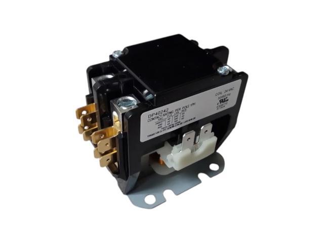 Click here for Supco DP40242 Contactor 40 FLA 50 RLA 24 Volts 2 P... prices