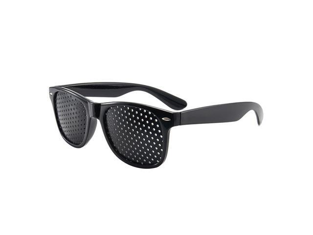 Click here for 2 x Black Pinhole Glasses Anti-Myopia Small Holes... prices
