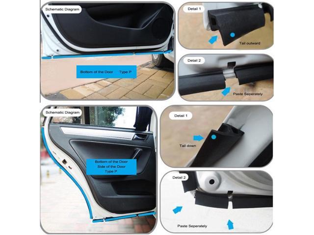 Click here for Paiying 4M P-Type Rubber Weatherstrip Car Door Win... prices