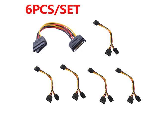 Click here for 6Pcs SATA Power 15-pin Y-Splitter Cable Adapter Ma... prices