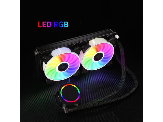 Click here for 240mm RGB Water liquid Cooler fan luminous CPU Dua... prices