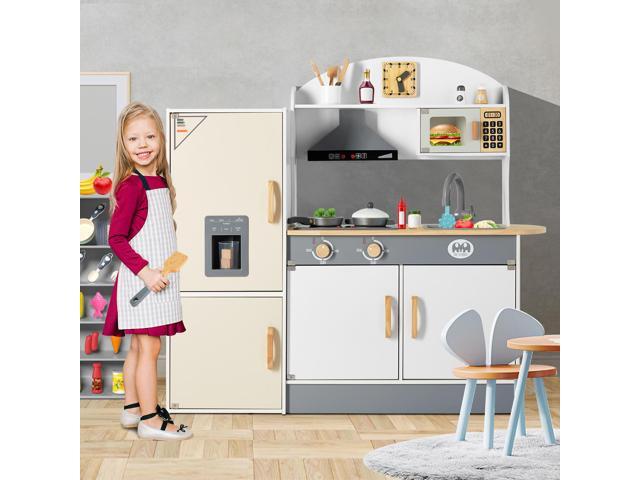 Click here for JOYLDIAS Play Kitchen for Kids  Wooden Kids Play K... prices