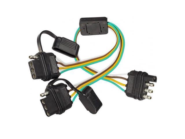 Click here for Paiying Flat 4-Way 4 Pin Trailer Y-Splitter Harnes... prices