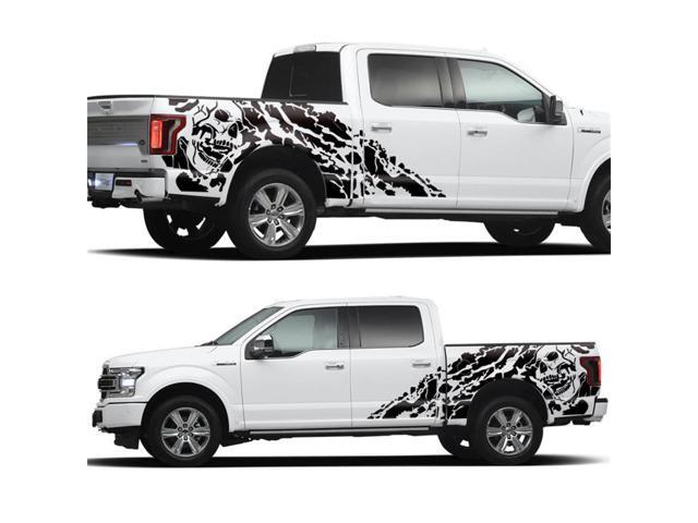 Click here for Yingshan Pair Skull Decal Vinyl Sticker For Pickup... prices
