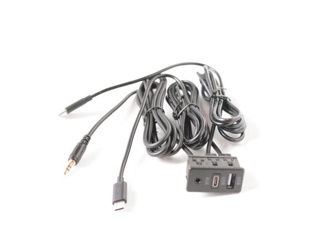 Click here for Yassdwbn 1x Car Dual Type-C to USB+TYPE-C+RCA Audi... prices