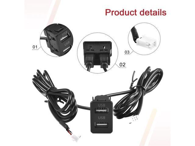 Click here for Yingshan Car Navigation 4 Pin 6 Pin To Dual Usb Po... prices