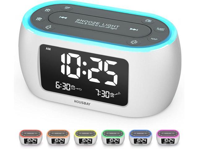 Click here for HOUSBAY Glow Small Alarm Clock Radio for Bedrooms... prices